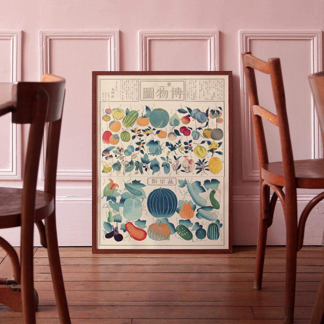 Poster : Vegetable Chart / Poster Japan / Poster Cuisine / Food Poster ...