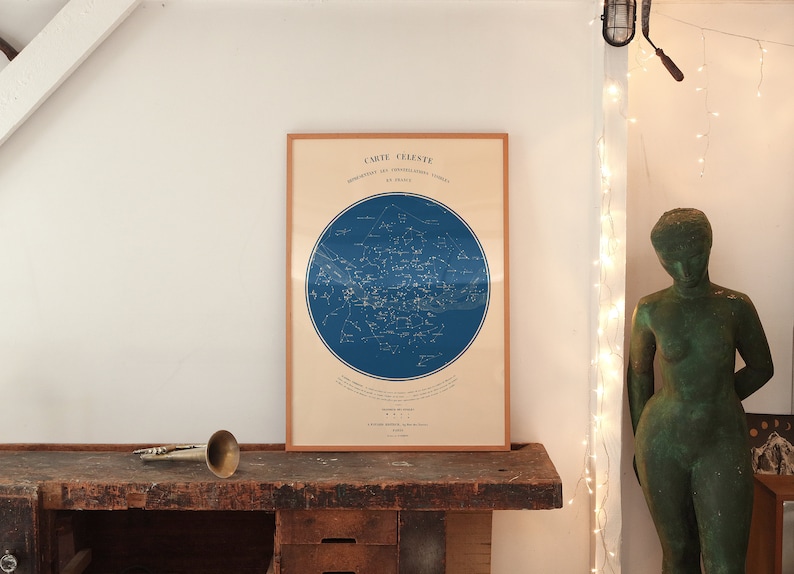 Celestial Map - Poster / Print - Etsy