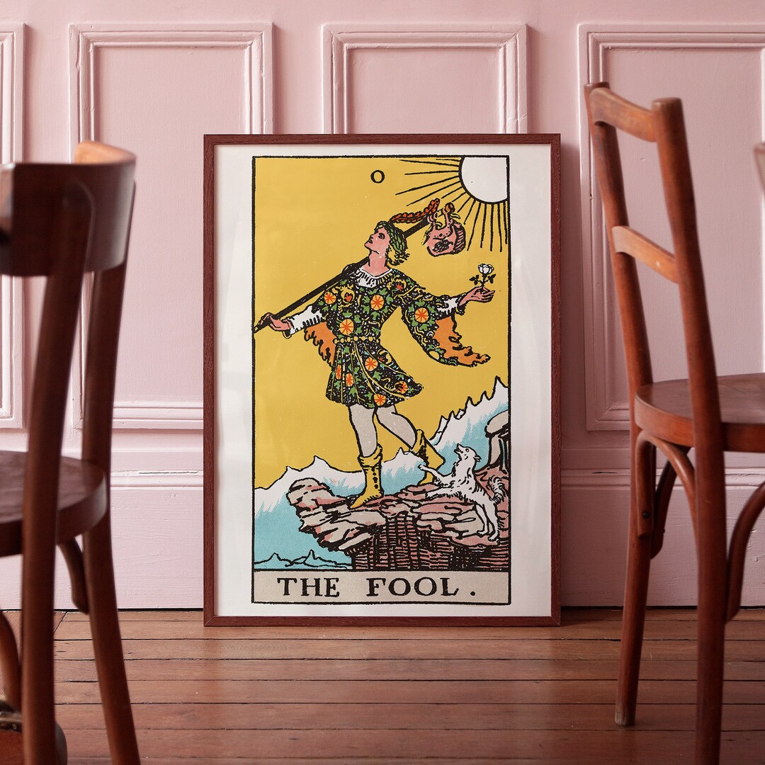 Poster: Tarot the Fool Arthur Edward Waite Tarot Deck / Poster / Print ...