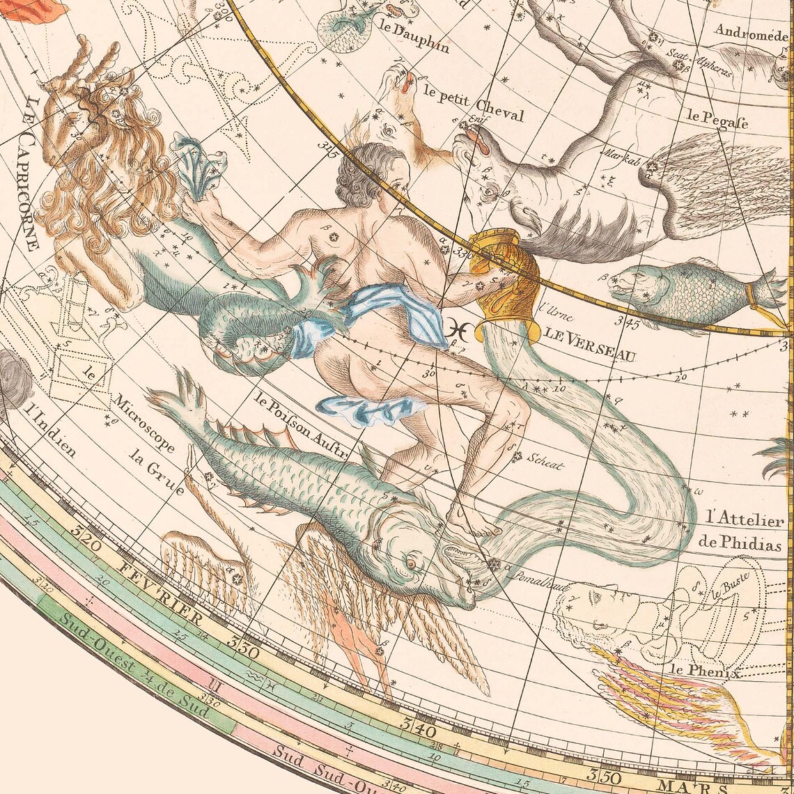Celestial Map - Astronomic Map, Diagram - Poster / Print - Etsy