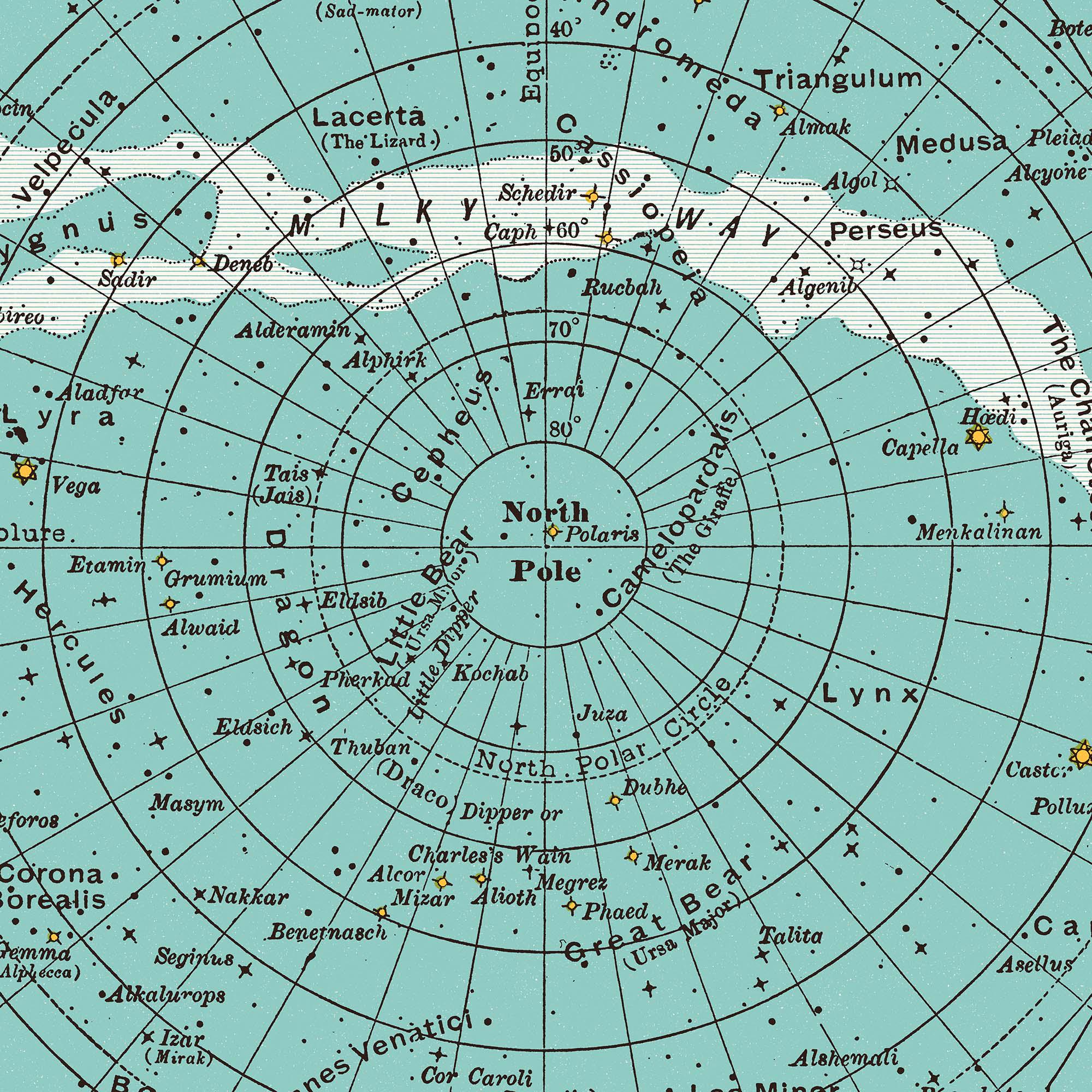 Celestial Charts - Astronomic Map, Diagram - Poster / Print - Etsy