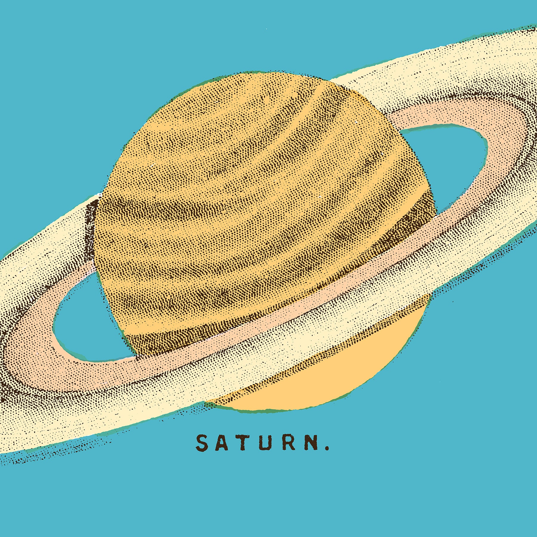 The Planets Diagram Poster / Print - Etsy