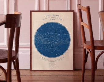 Celestial Charts Astronomic Map, Diagram Poster / Print - Etsy