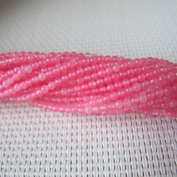 Pink Gemstone Beads - Etsy