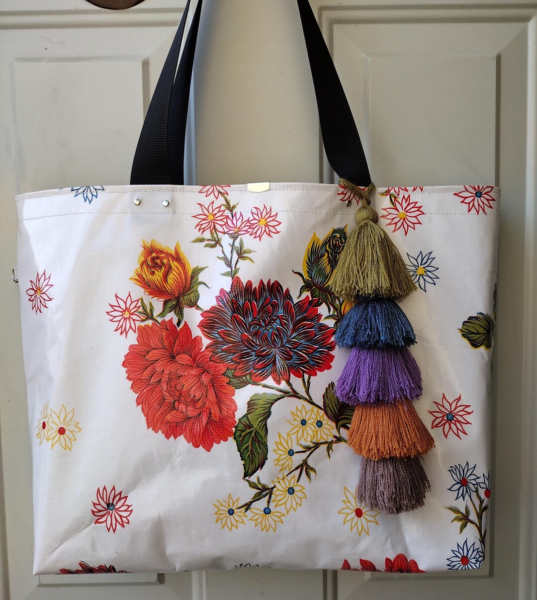 Medium Oilcloth Bag - Etsy