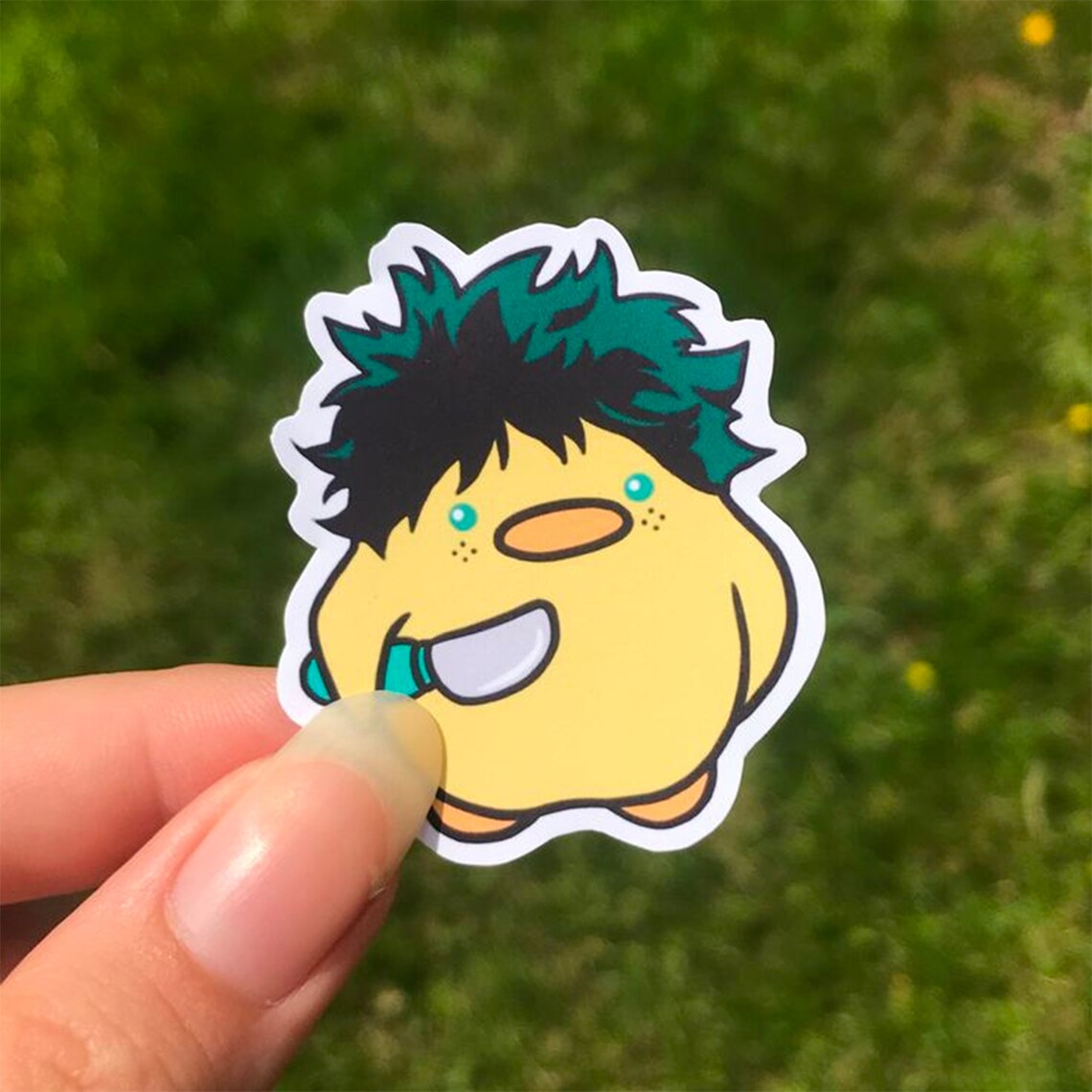 Izuku Midoriya Duck Meme Sticker Anime Sticker MHA Sticker - Etsy