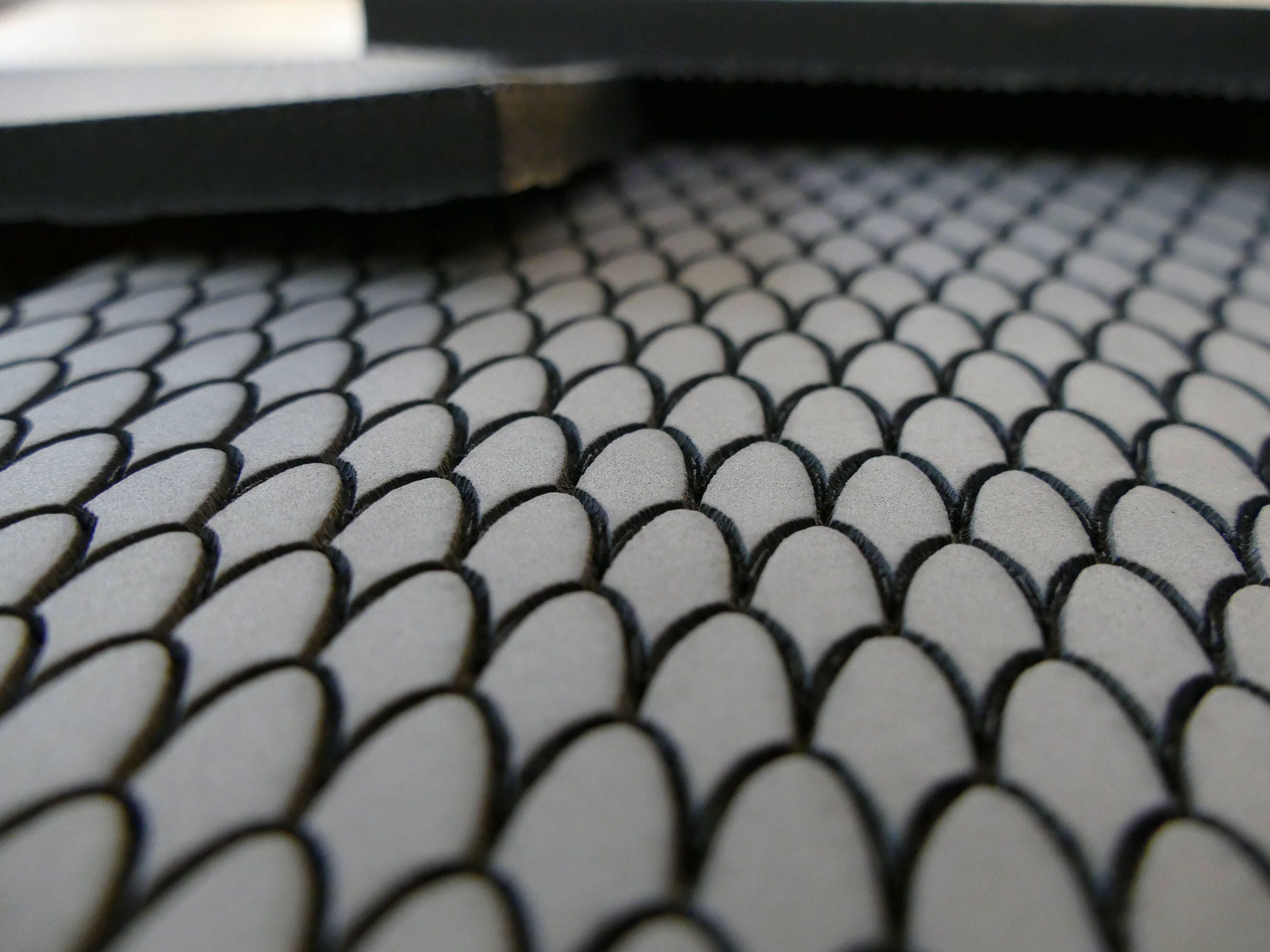 Narrow Fish / Mermaid Scale Pattern EVA Foam Sheets for Cosplay Armor ...