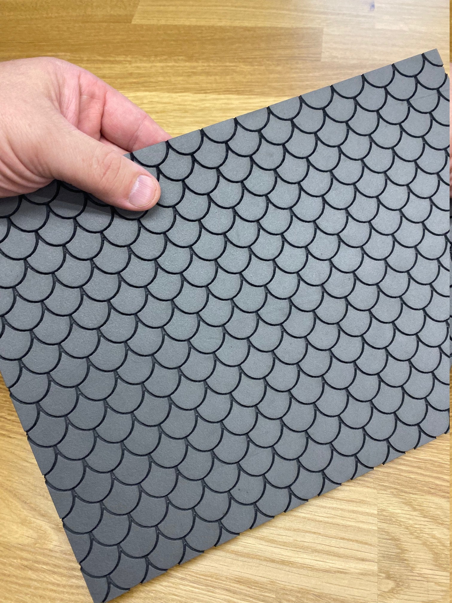 Wide Fish / Mermaid / Aquaman Scale Pattern EVA Foam Sheets for Cosplay ...