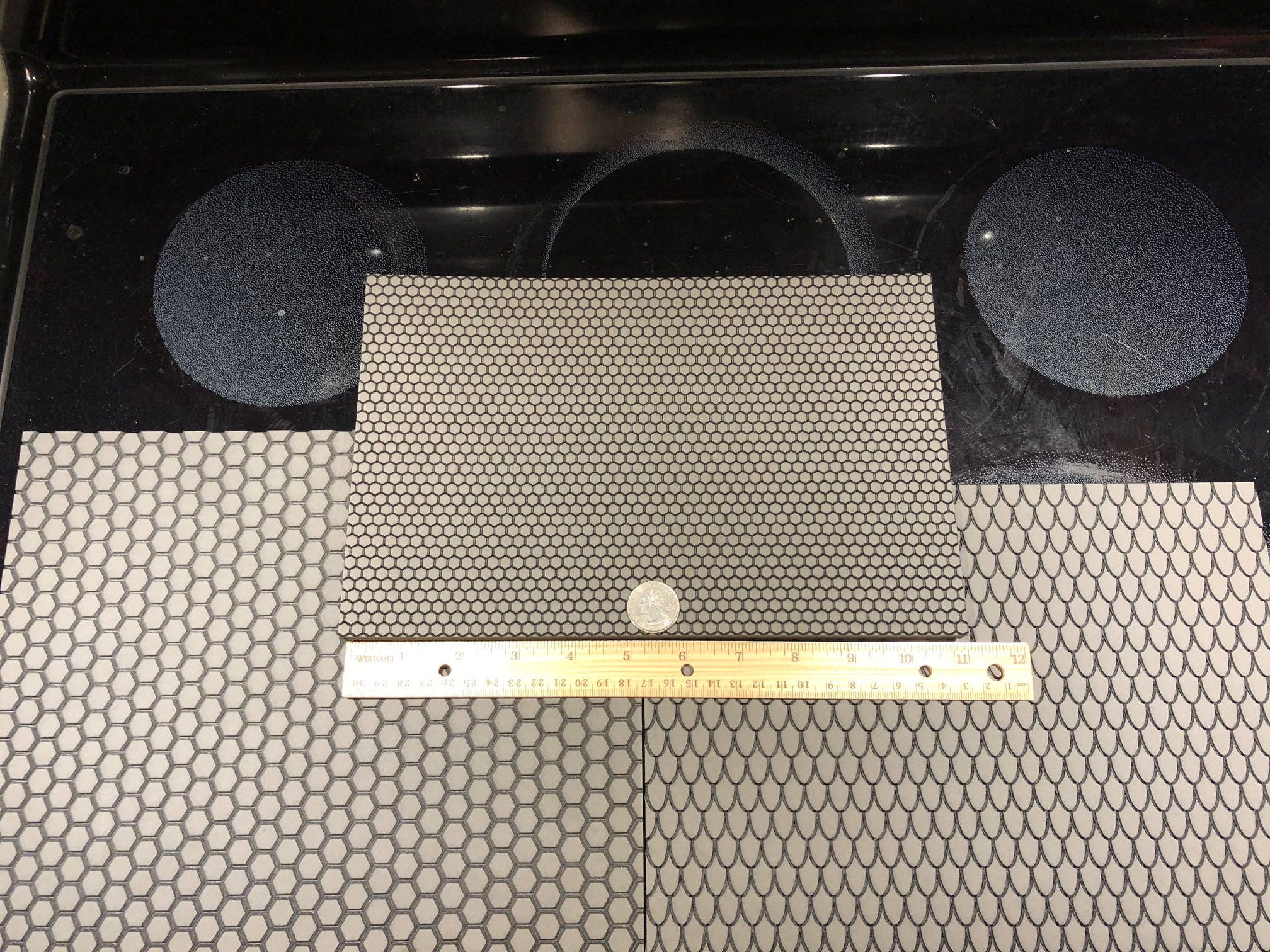 Narrow Fish / Mermaid Scale Pattern EVA Foam Sheets for Cosplay Armor ...