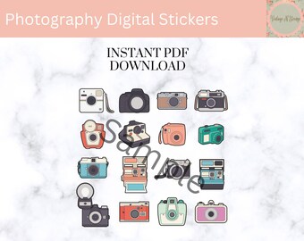 Camera Photos Stickers - Etsy