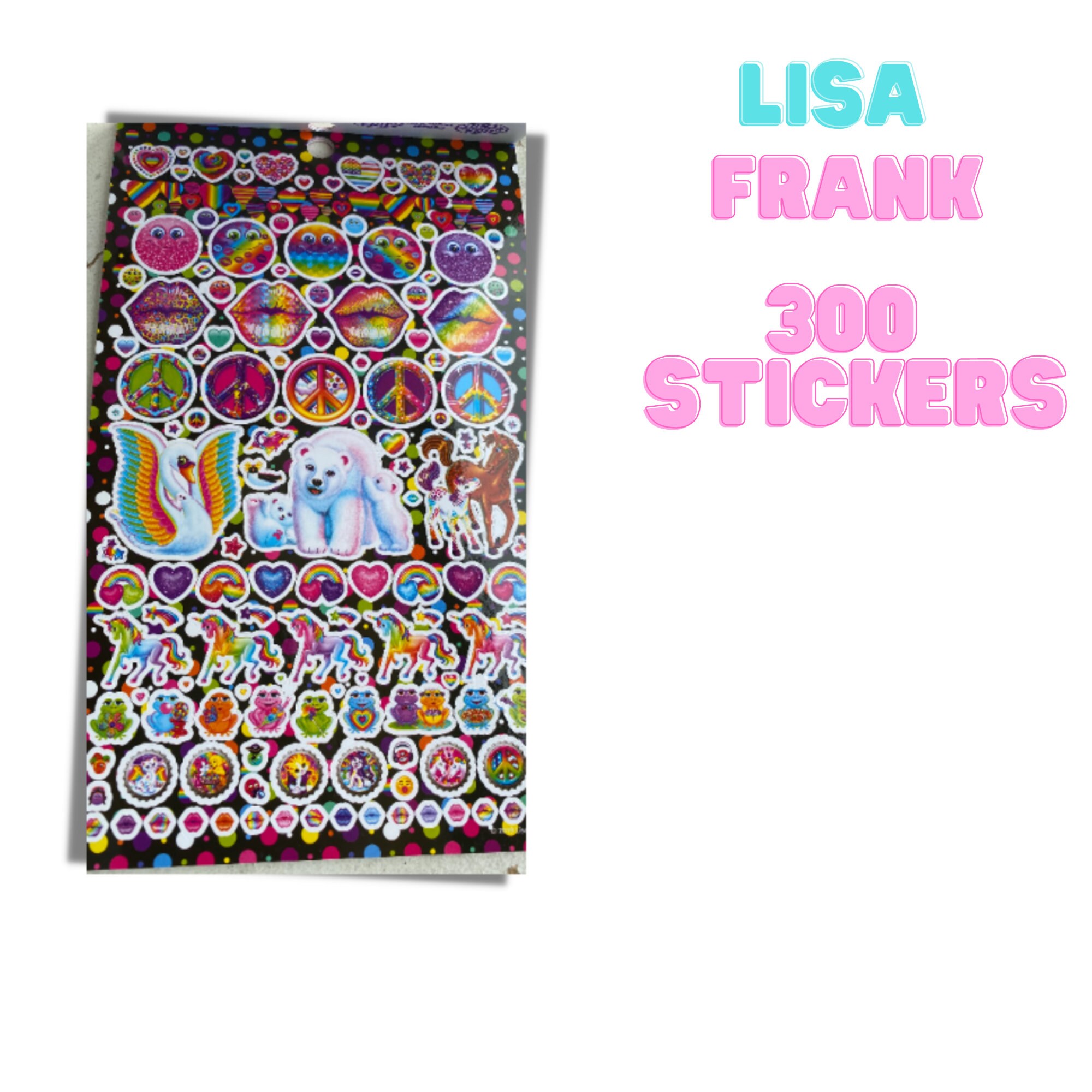Lisa Frank Sticker Book Stickers Lisa Frank 90s Kid 90s - Etsy