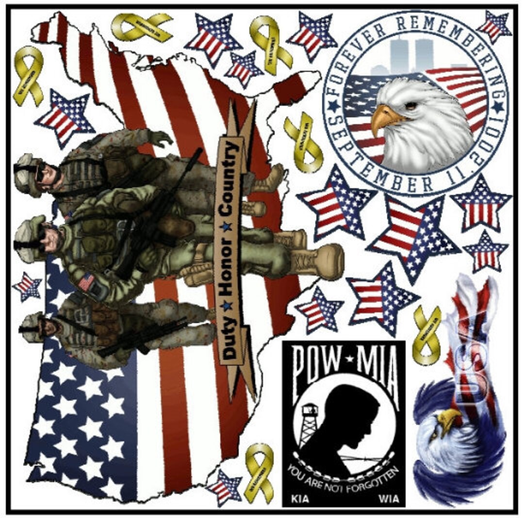 Patriotic Graphics Kit & Letter Kit - Etsy