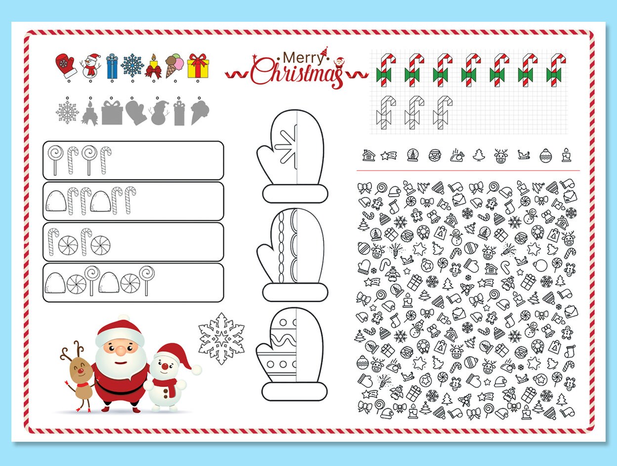 Printable Activity Placemats - Printable Word Searches