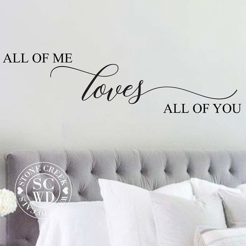 Love You Wall Decal - Etsy