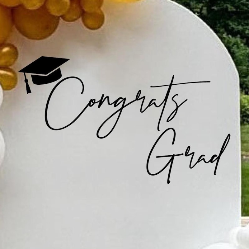 Decal for Backdrop Grad - Etsy