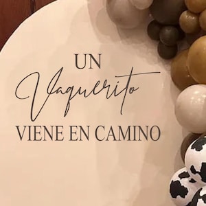 Un Vaquerito Viene En Camino A Little Cowboy is on the Way Baby Shower ...