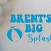 Summer Big Splash Birthday Party Decal for Party Decor | Personalized ...