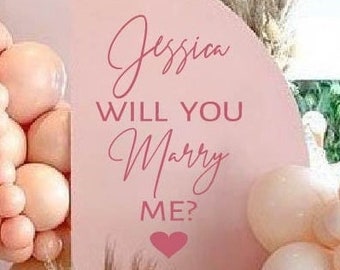 Marriage Proposal Poster - Etsy