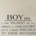 Boy's Room Decal | Boy Definition Sign | Boys Bedroom Decal | Boy Room ...