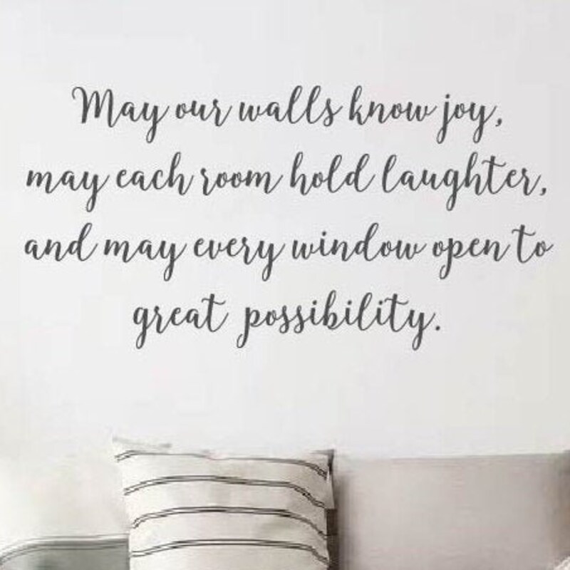 Joy Wall Decal - Etsy