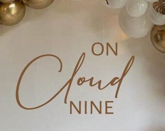 Bride on Cloud Nine Bachelorette Bridal Shower Table Scatter Confetti ...