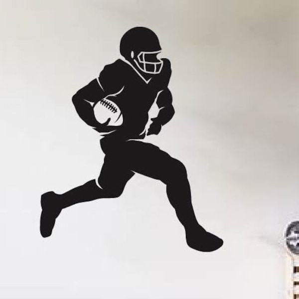 Football Wall Decal - Etsy