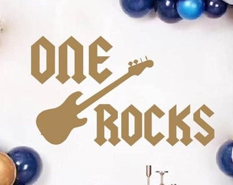 One Rocks Birthday Decor - Etsy