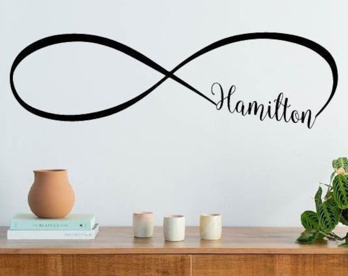 Family Wall Decal Infinity Family Decal Infinite Family Sticker Family ...