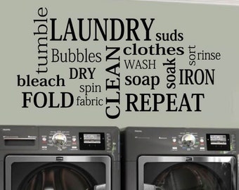 Laundry Room Decal Laundry Decal the Laundry Room 3A Vinyl - Etsy