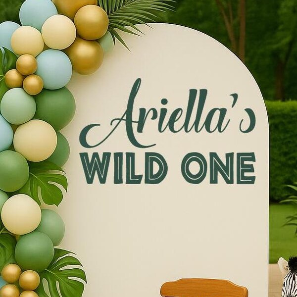 Wild One Backdrop - Etsy