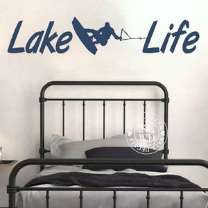 Lake Life Decal Decals | Lake Life Stickers | Wakeboarding Wall Decals ...