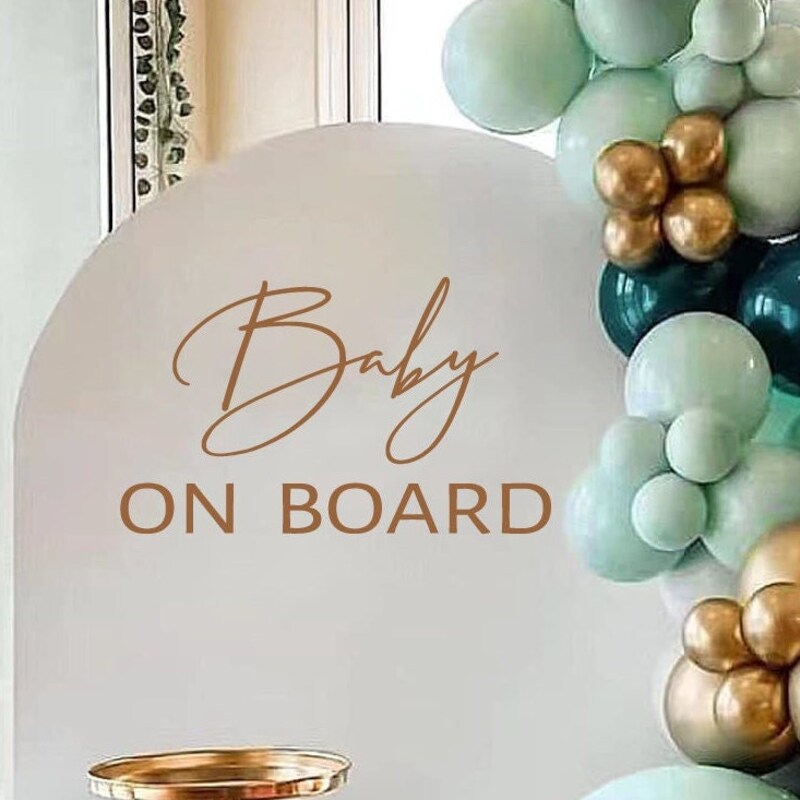 Baby on Board Decal - Etsy