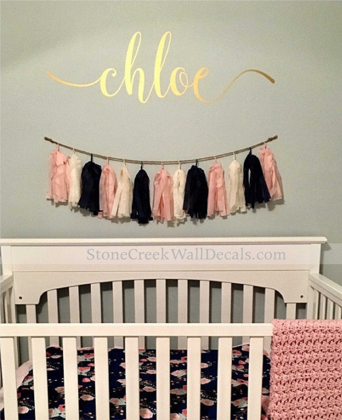 Name Wall Decal Personalized Name Decor Boys Nursery Decal | Etsy