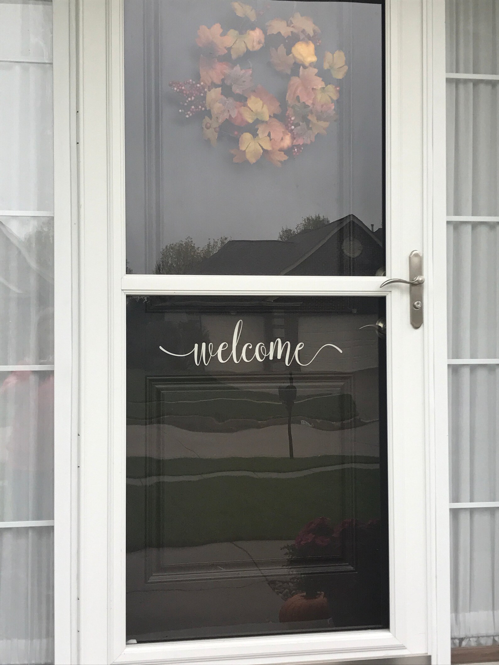 Welcome Door Decal Front Door Decal Welcome Vinyl Decal D024 - Etsy