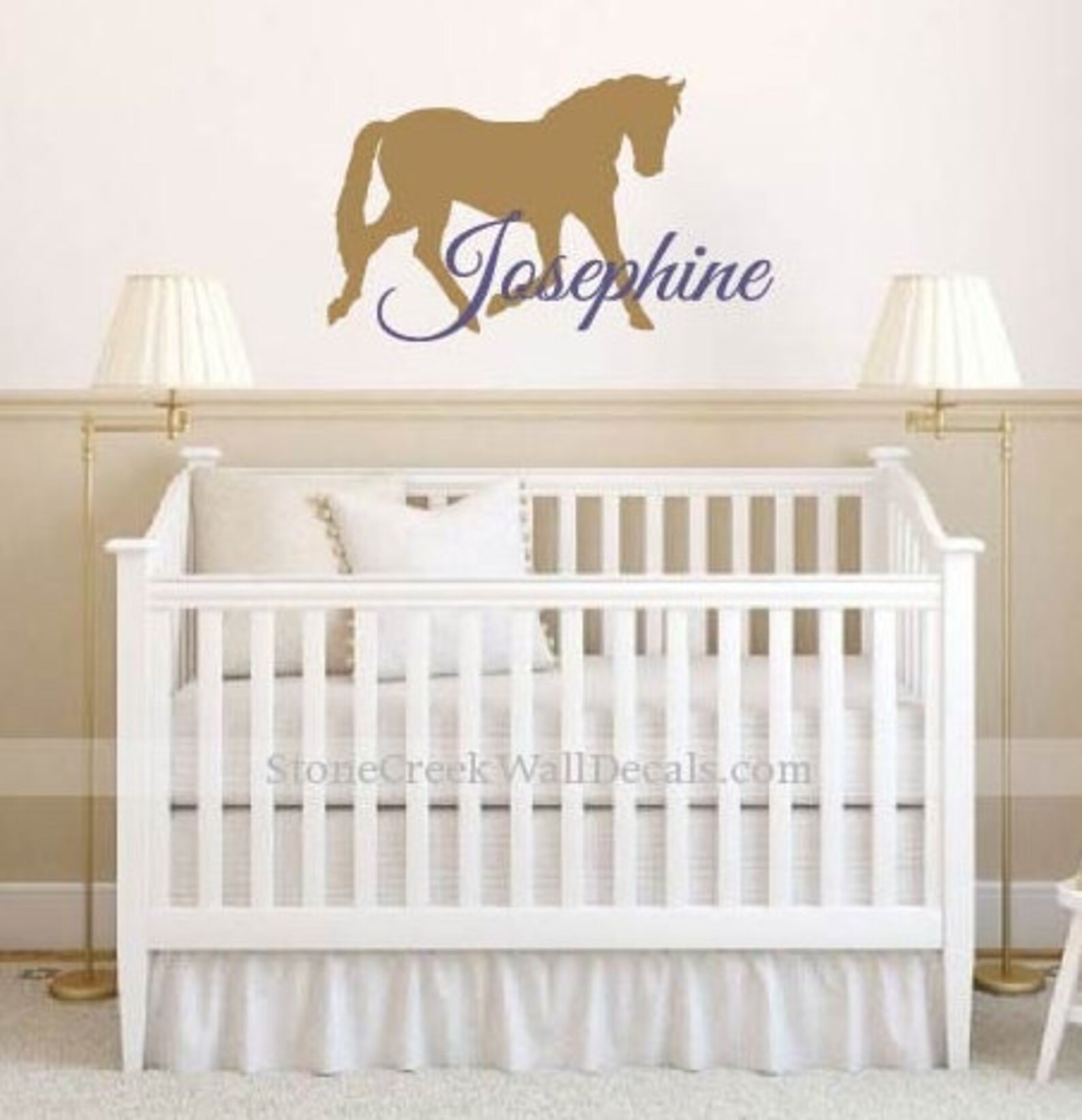 Horse Wall Decals Personalized Horse Decals Horse Wall Decal - Etsy