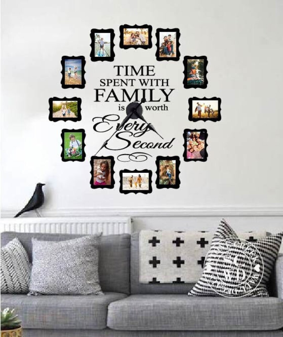 Clocks for Wall, Wall Clock, Time Spent With Family is Worth Every ...