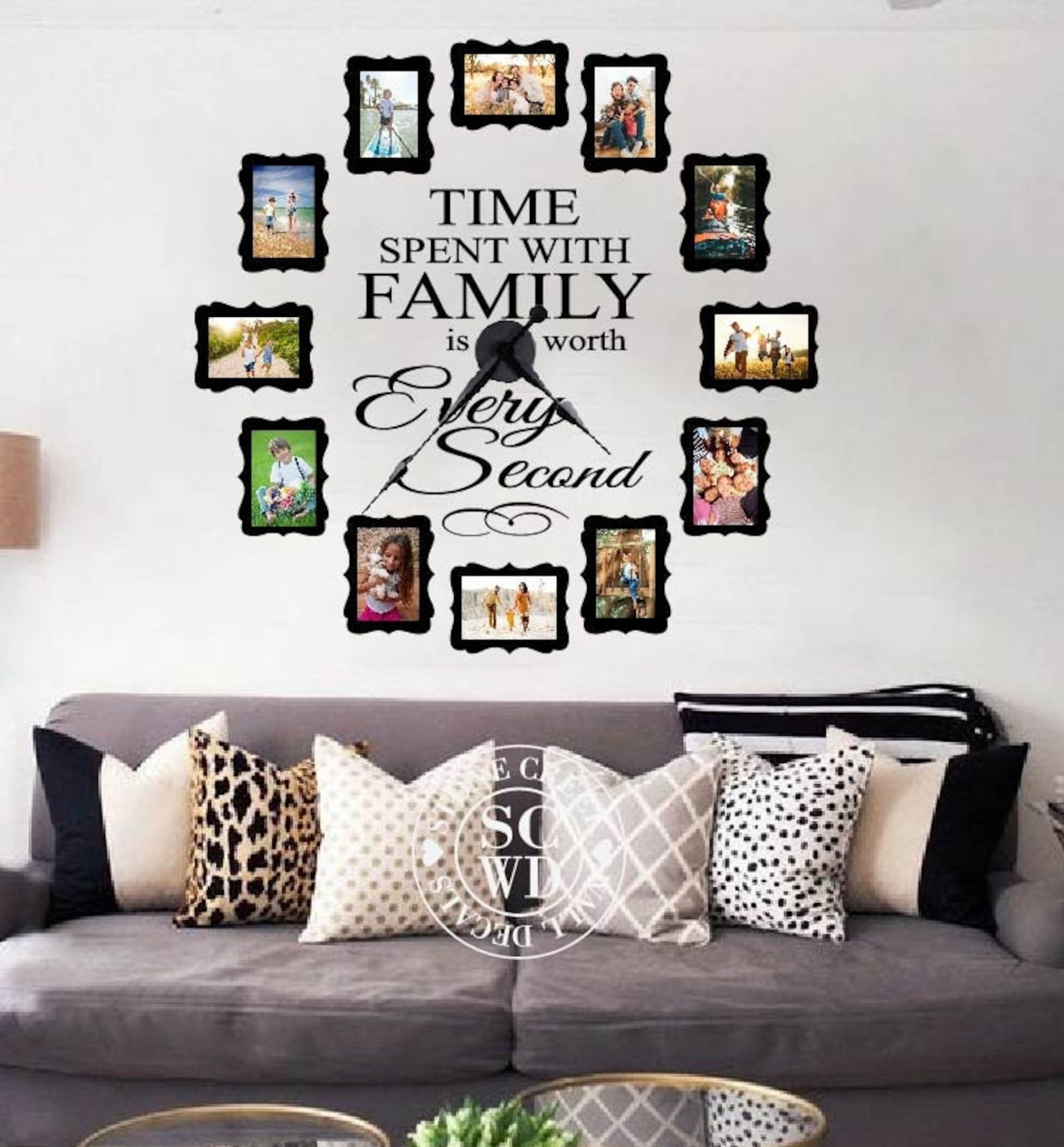 Clocks for Wall Wall Clock Time Spent With Family is Worth - Etsy