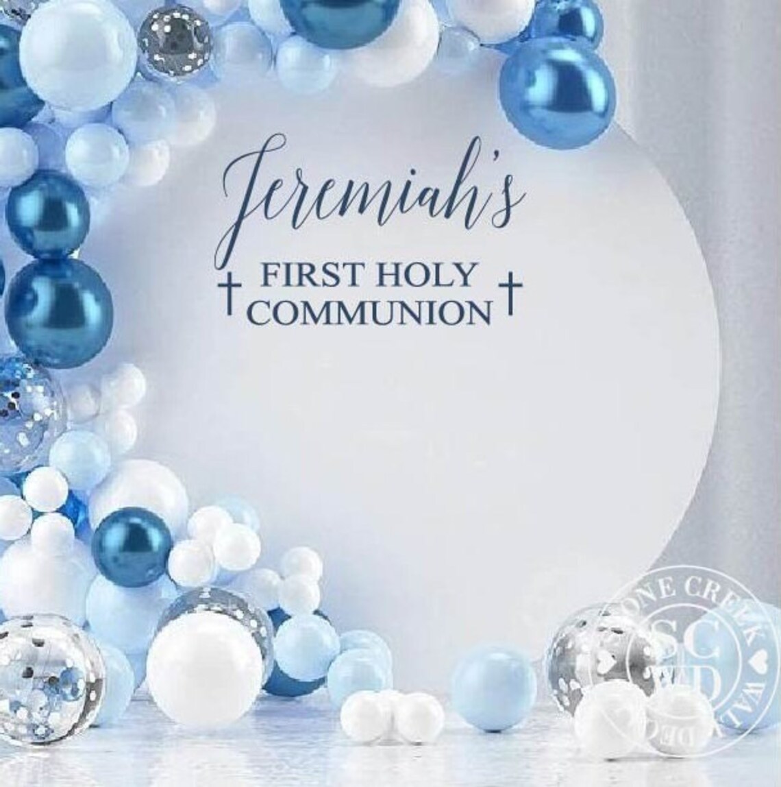 First Holy Communion Wall Decal for Balloon Arch - Etsy