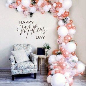 Happy Mother's Day Decal for Balloon Arch | Mother's Day Party Decor ...