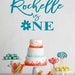 Personalized 1st Birthday Decal for Balloon Arch | Personalized Name is ...