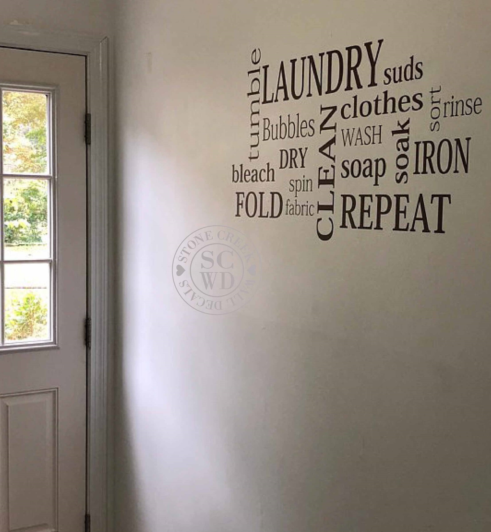 Laundry Room Decal Laundry Room Decor Laundry Room Sign | Etsy