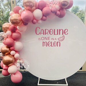 One in a Melon Birthday Decal | One in a Melon Birthday Decorations ...