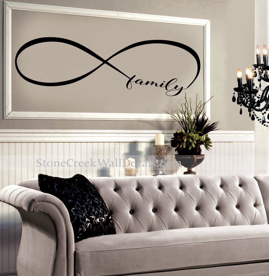 Infinity Wall Decal Love Infinity Family Wall Decal Family Infinity ...