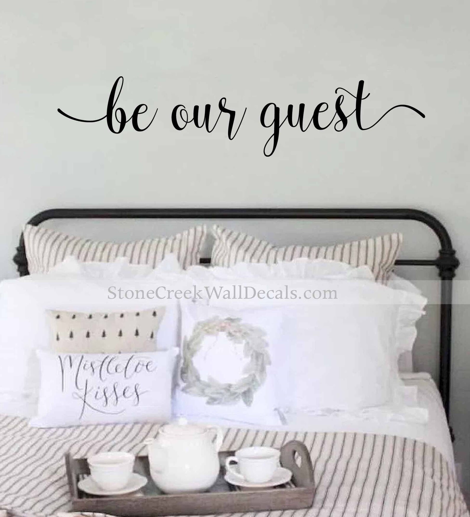 Be Our Guest Wall Decal Guest Farmhouse Decal Bedroom Decal Home Decor ...