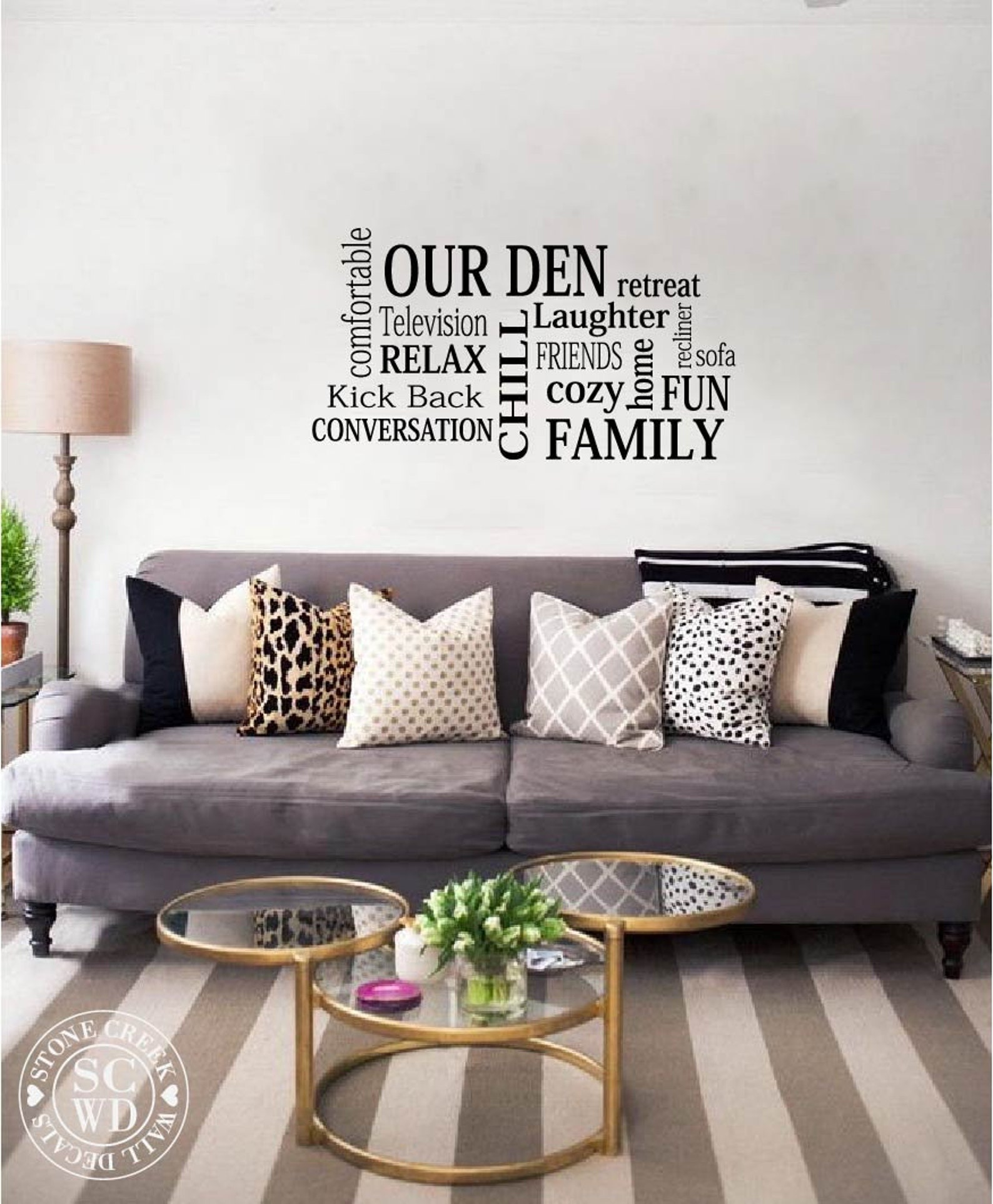 Our Den Subway Decal Home Wall Decal Decor Home Subway Wall | Etsy