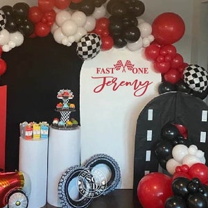 Fast One Birthday Racing Decal |personalized Name Decal | Race Car 1st ...