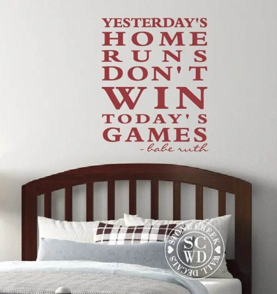Baseball Decal for Walls | Baseball Wall Decals | Sports Wall Decals ...