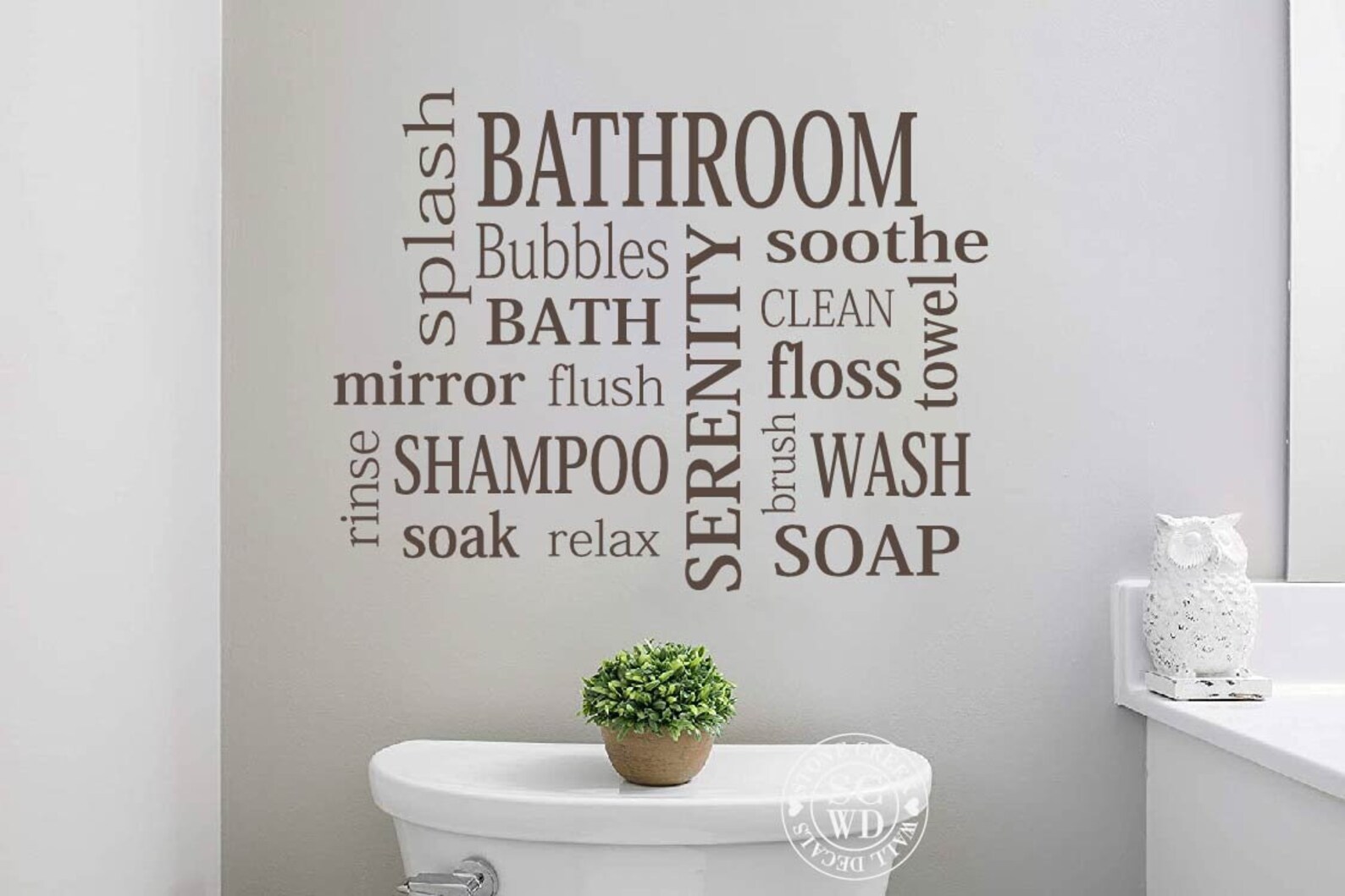 Bathroom Subway Art Bathroom Wall Decals Bathroom Wall Decor - Etsy