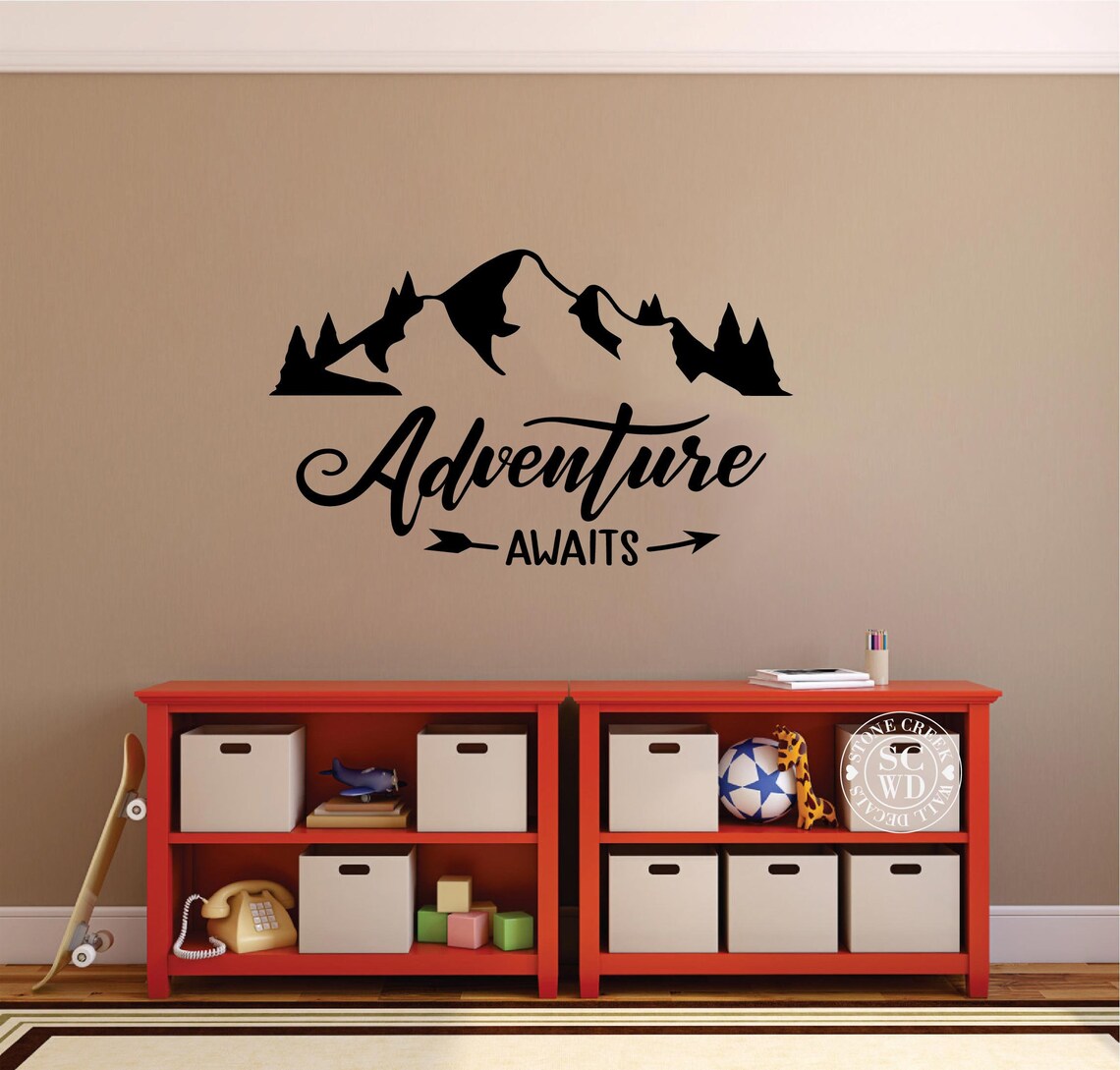 Adventure Awaits Wall Decal Arrow Decal Adventure Life - Etsy