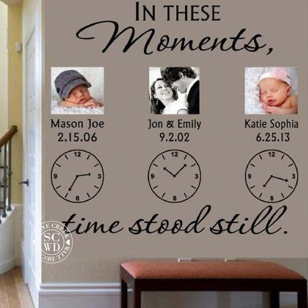 Clock Wall Decal - Etsy